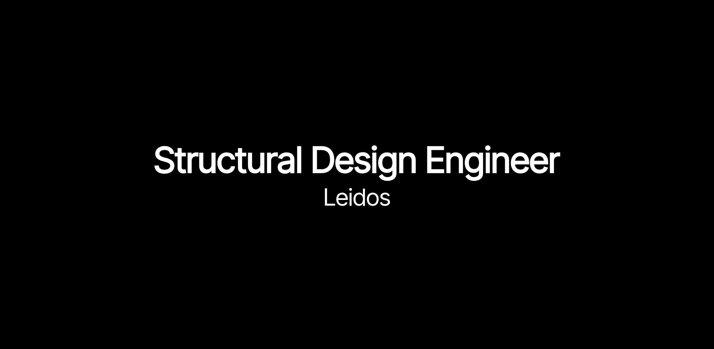 Structural Design Engineer at Leidos | Remote Jobs